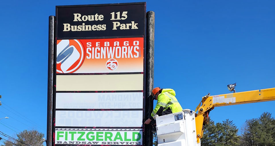 Commercial Signs | Vehicle Advertising | Sebago Signworks