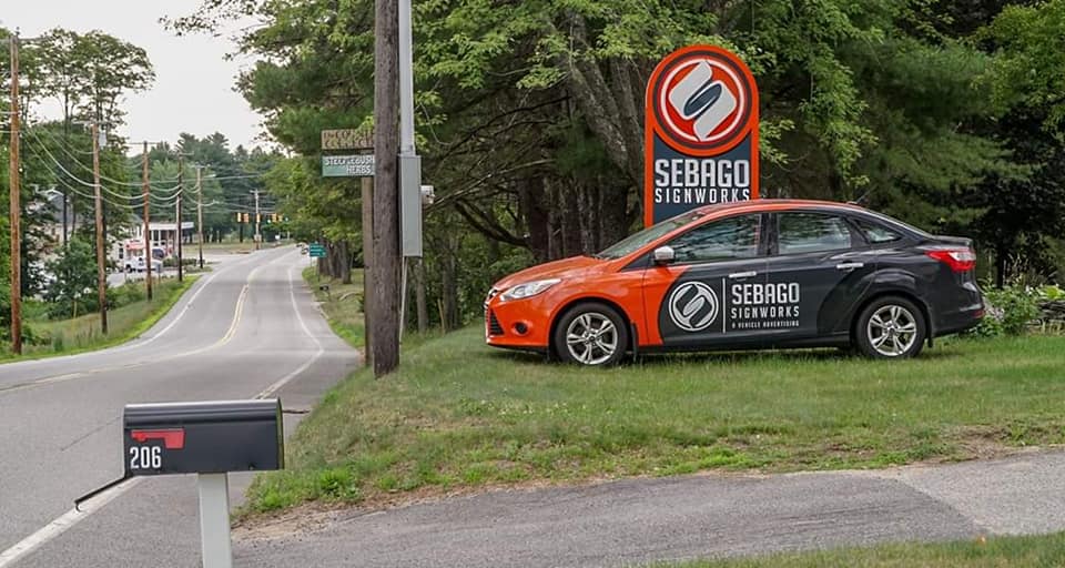 Commercial Signs | Vehicle Advertising | Sebago Signworks